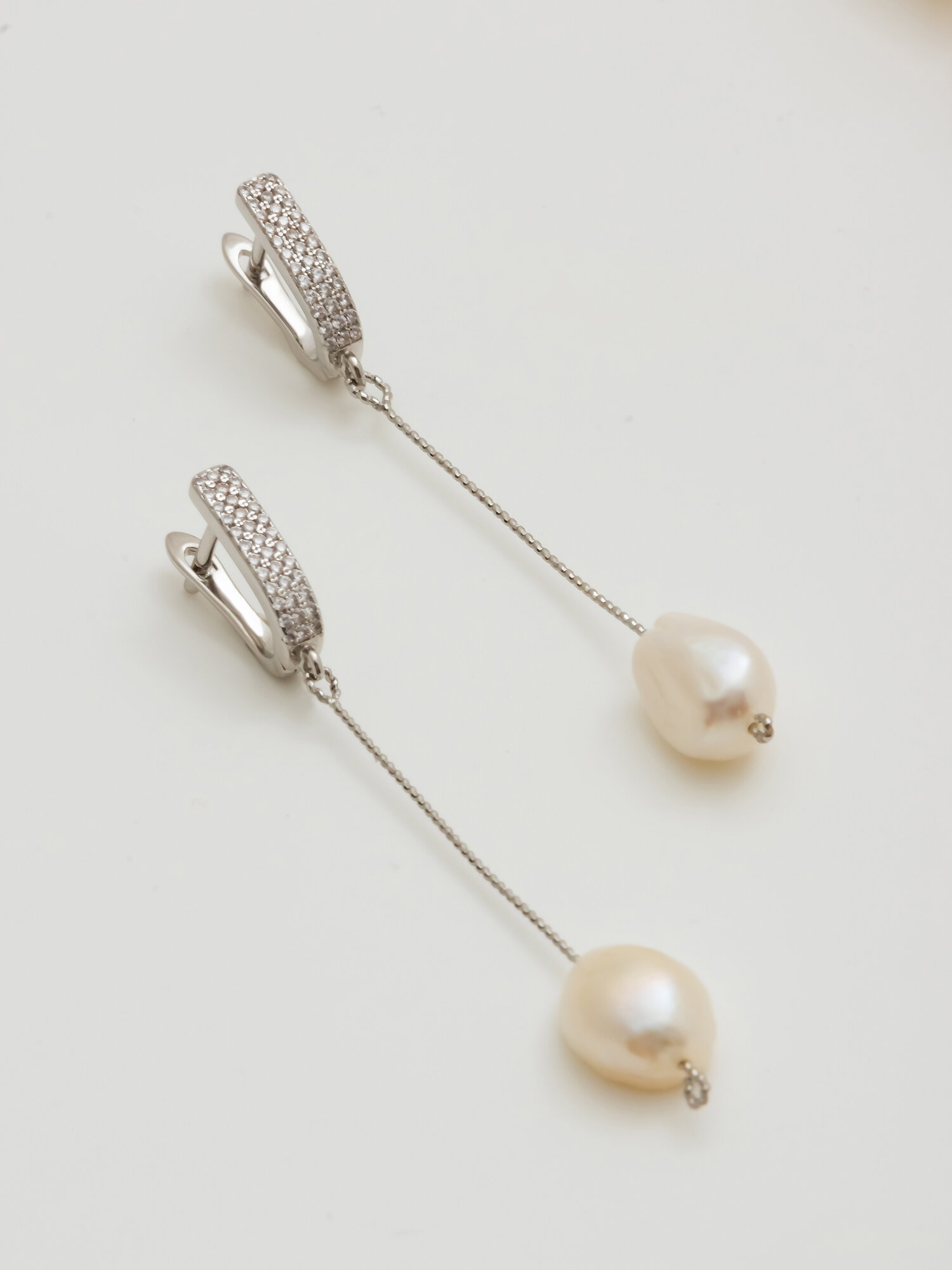 Серьги с подвесками ЖемАрт, жемчуг культивированный