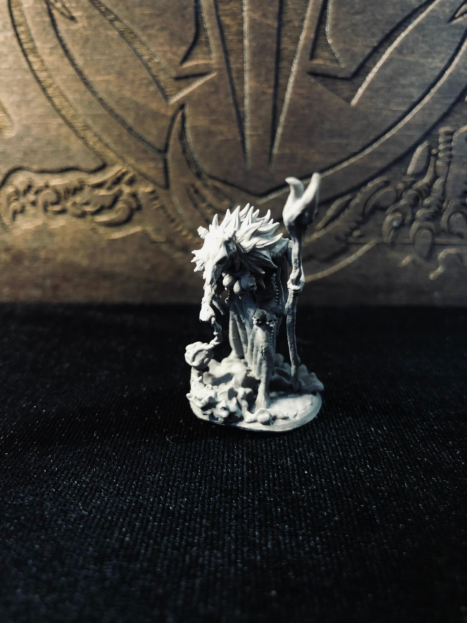 Шаман в маске - Миниатюра для настольных игр DnD, ДнД, Dungeons & Dragons, Pathfinder.