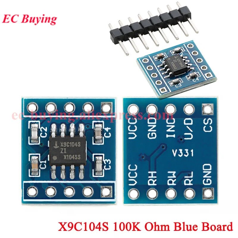 Регулятор напряжения EC Buying X9C103S/X9C503S/X9C104S 10K/50K/100K Ом