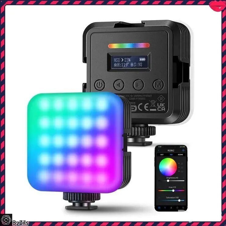 Студийное оборудование NEEWER RGB62 Магнитный RGB-видеосветильник с управлением через приложение