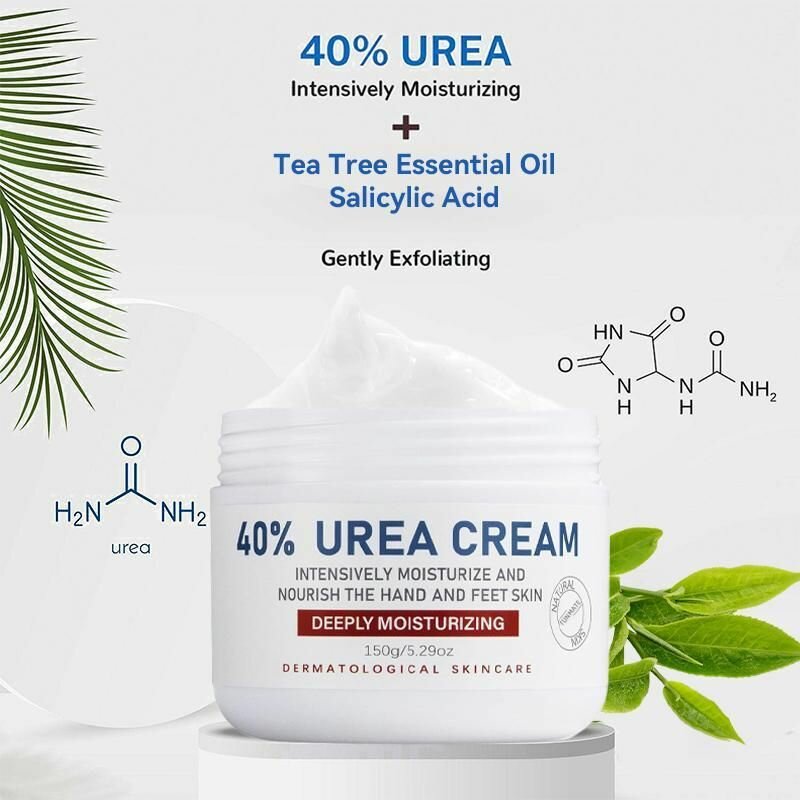 Крем для рук и ног с 40% мочевины, увлажняющий, сухой