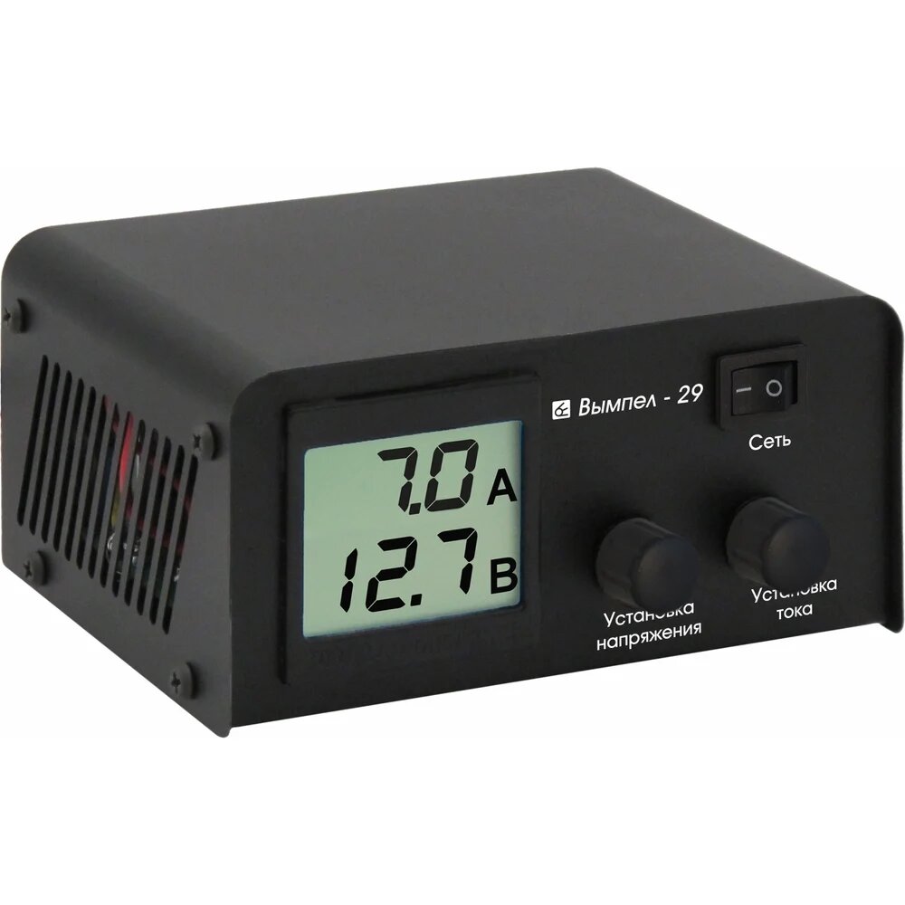 ЗУ -29 Вымпел (метал. корпус, автомат,0-7А,7.4-18В, ЖК индикатор) 2029