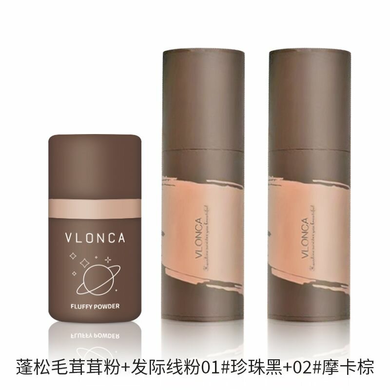 Пудра для линии роста волос, тень для волос, волшебный инструмент для коррекции волос, водостойкая и устойчивая к поту, пудра-консилер для редких волос, тень для контуринга.