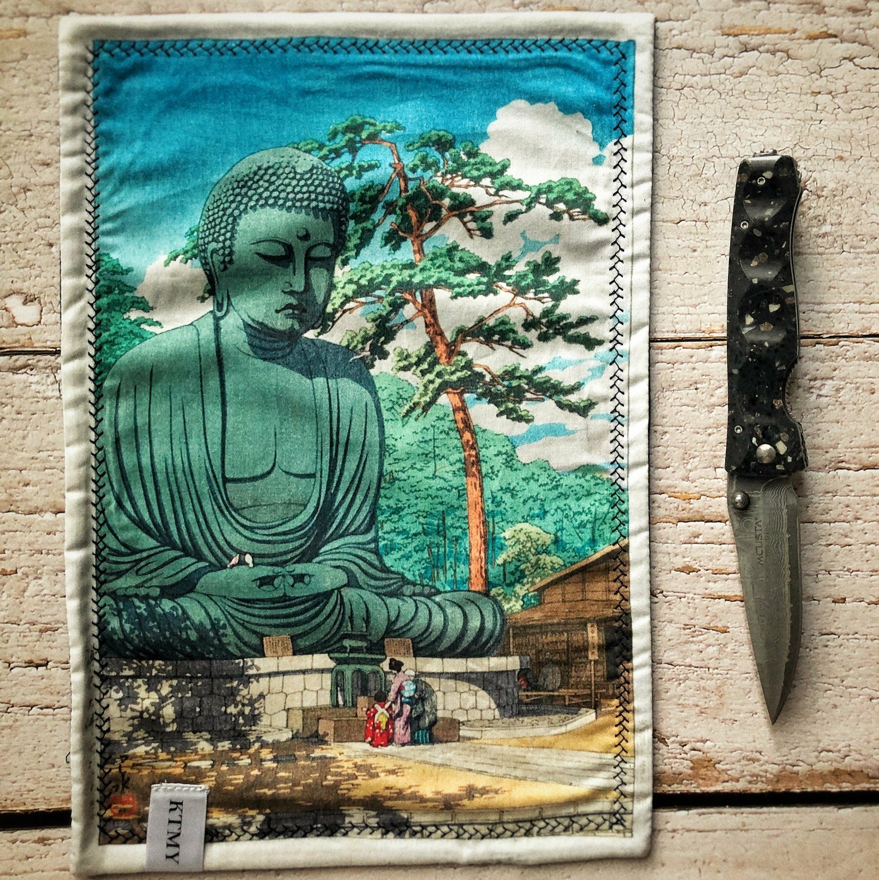 EDC платок / хэнк KTMY Kawase-Buddha 28,5х21