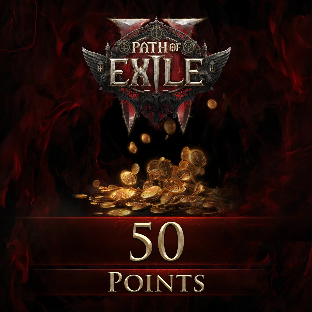 Дополнение Path of Exile 2: 50 Point Pack, цифровое издание PlayStation 5, регион Турция / код пополнения баланса
