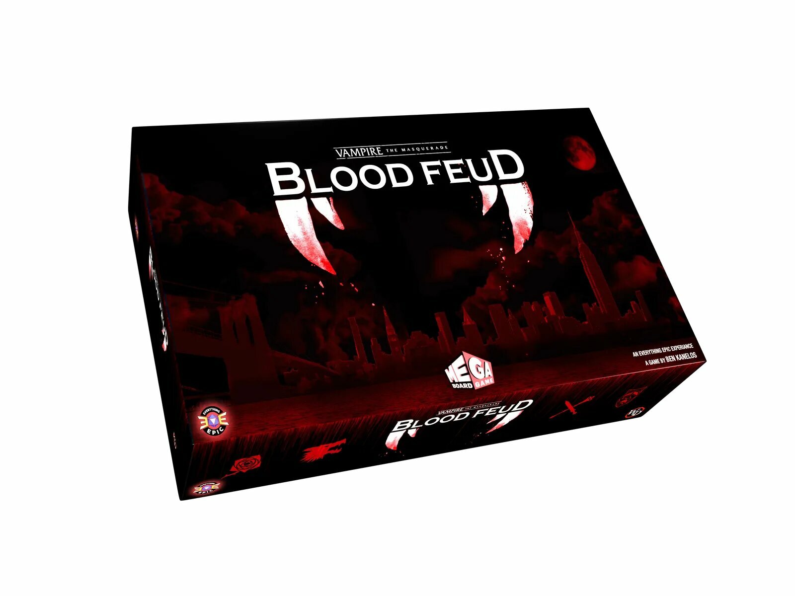 Настольная игра Vampire the Masquerade Blood Feud - The Mega Board Game на английском языке