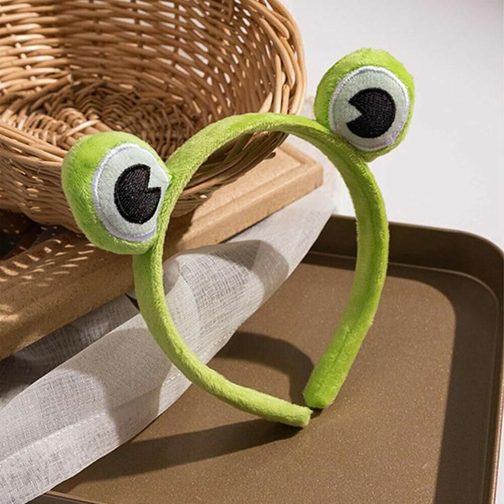 Повязка на голову/резинка для волос в виде лягушки, подходит для умывания лица и нанесения макияжа.