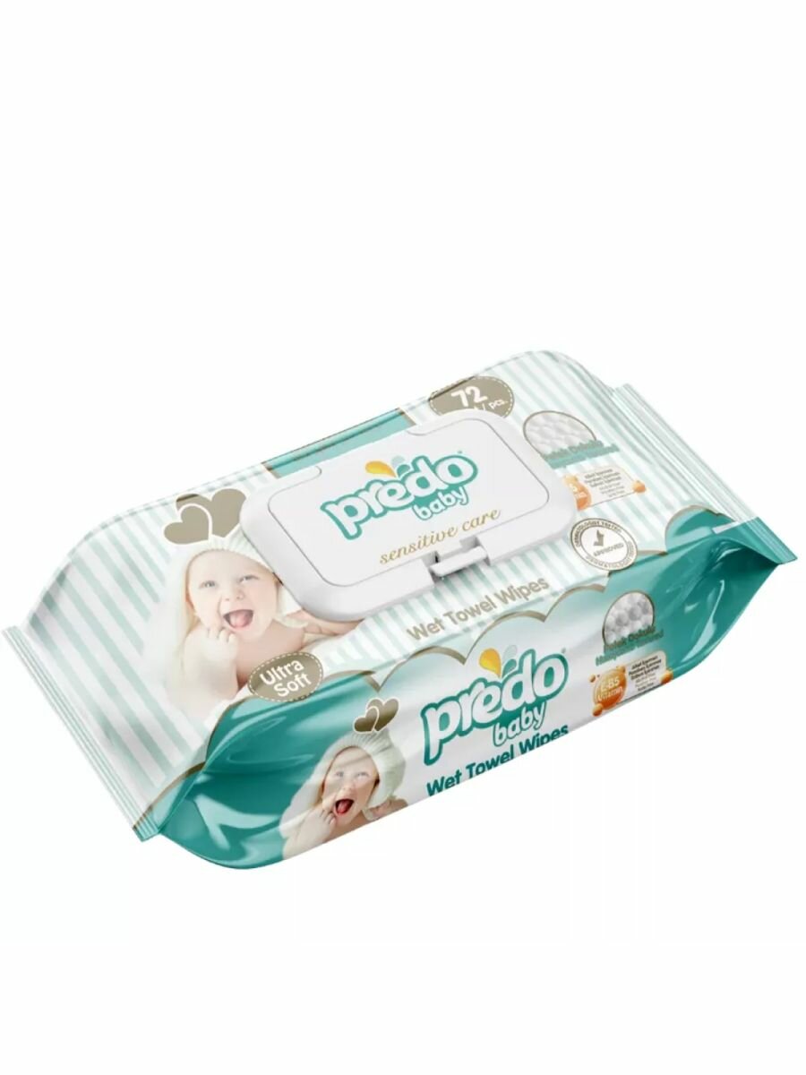 Predo Baby Влажные салфетки 72 шт
