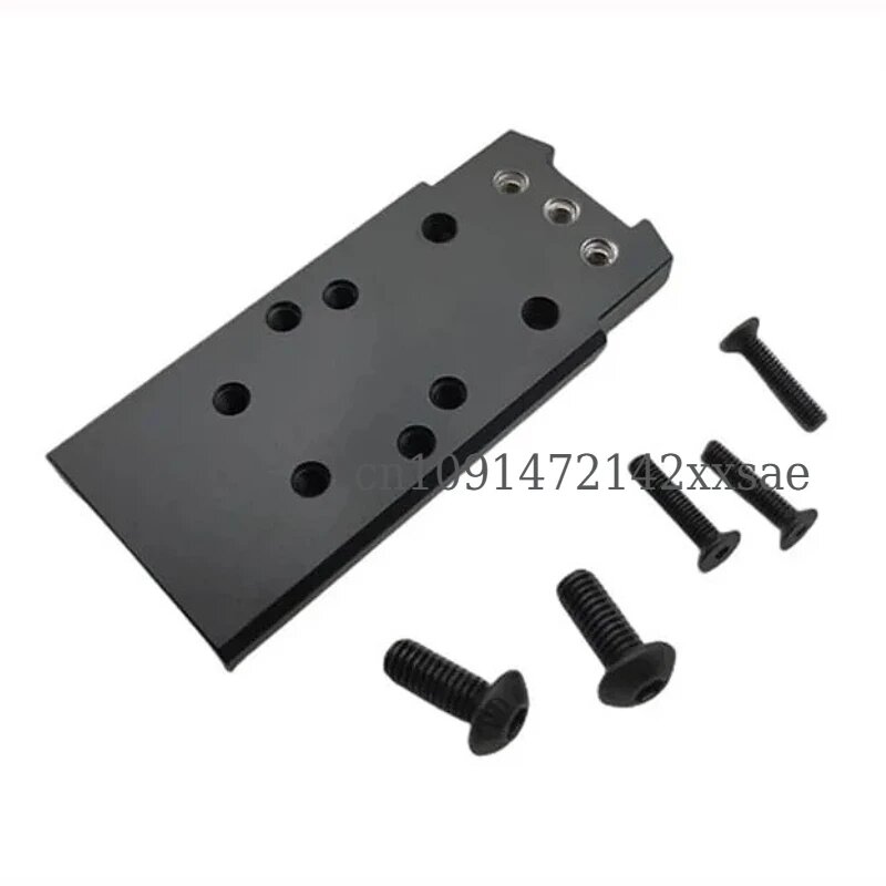 Тактическое крепление заднего прицела, металлическое основание с ЧПУ P320, подходит для S * G RM RO, универсальный красный точечный прицел, аксессуары для пистолета