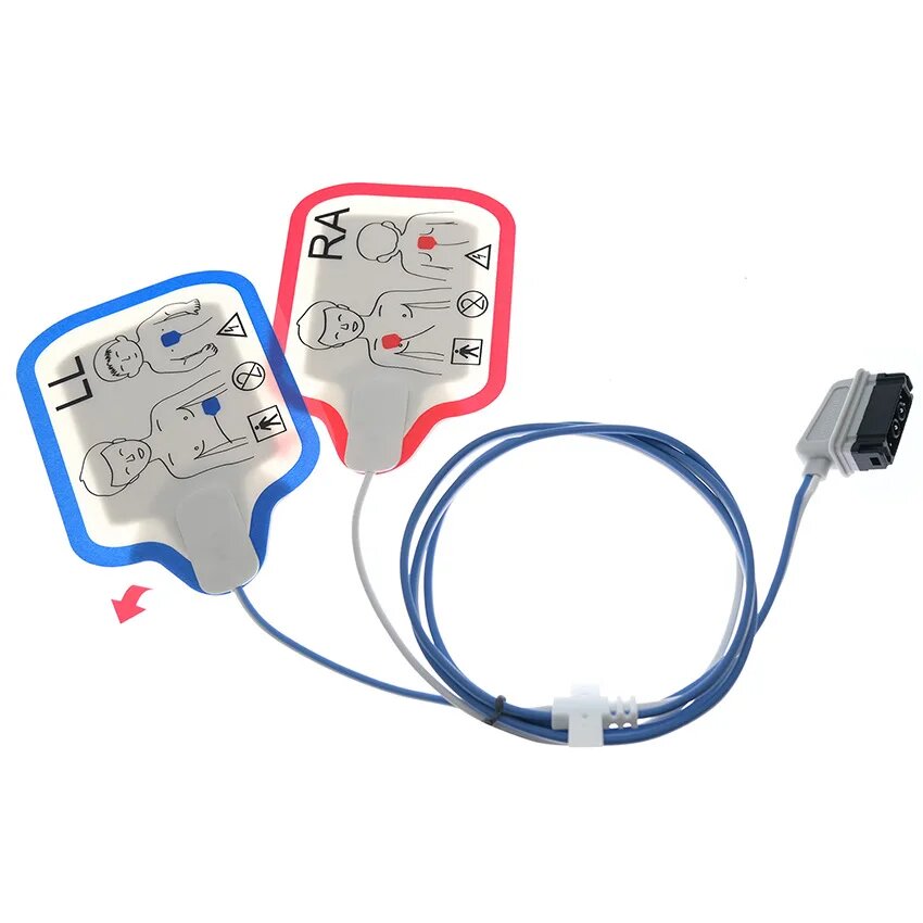 Одноразовые электроды AEDE для дефибрилляторов Синий, for Corpuls Child