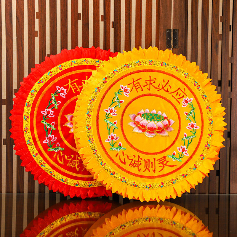 Буддийские принадлежности: молитвенный коврик, коврик для коленопреклонения, молитвенный коврик в форме лотоса, подушка для медитации, коврик для коленопреклонения для дома и храма.