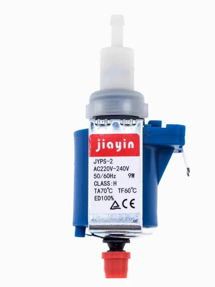 Насос JYPS-2 электромагнитный для отпаривателей, утюгов, пароочистителей, парогенераторов, пылесосов, кофемашин, помпа Jiayin Jyps-2 220-240V 9W