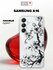 Силиконовый чехол на Samsung Galaxy A16 / Самсунг А16 с принтом Ветка сакуры сер...