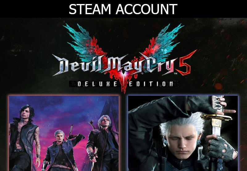 Devil May Cry 5 Deluxe + Vergil PC Steam Ключ • Активация Steam