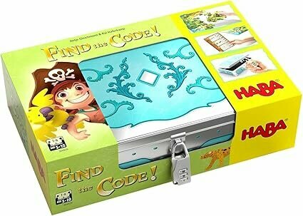 Детская настольная игра- головоломка Haba - "Найди код! Остров пиратов" от 5 лет - 304839