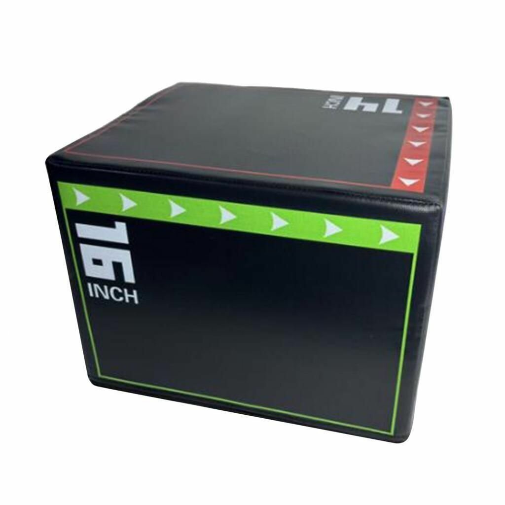Регулируемый плиобокс 3 в 1 для фитнеса и силовых трениниц, 40x30x35 см, с премиум амортизацией