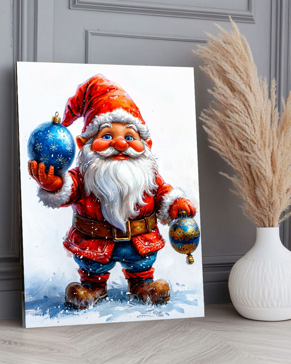 Картина по номерам 40х50 см "Гном" хлопковый холст на подрамнике, акрил, Art Hobby Home