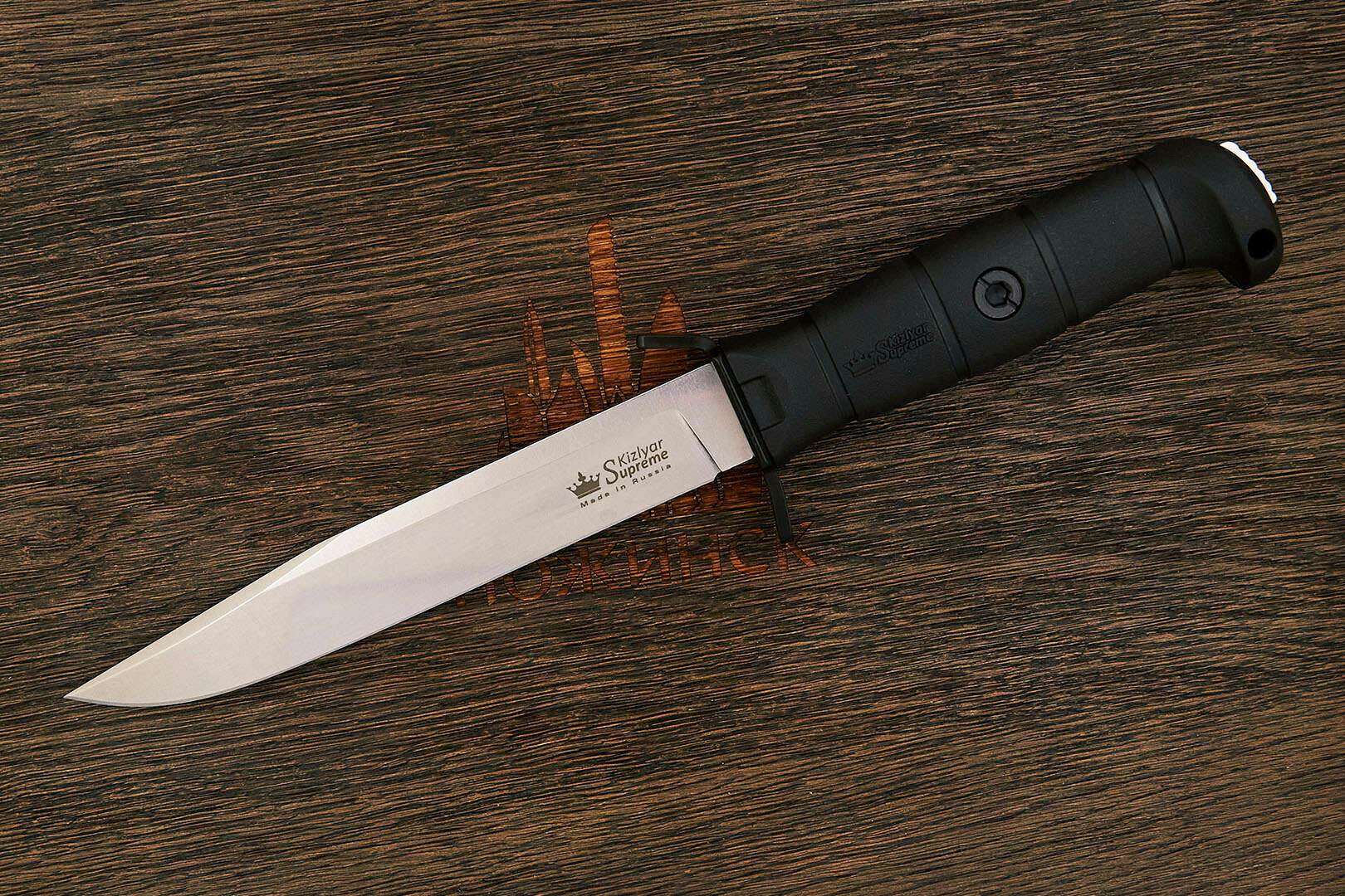 Нож тактический Kizlyar Supreme Vector, клинок 160мм, сталь 420НС, рукоять кратон чёрный