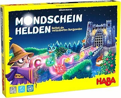 Детская настольная игра Haba - Moonlight Heroes/Лунные герои, стратегическая, от 5 лет - 306482