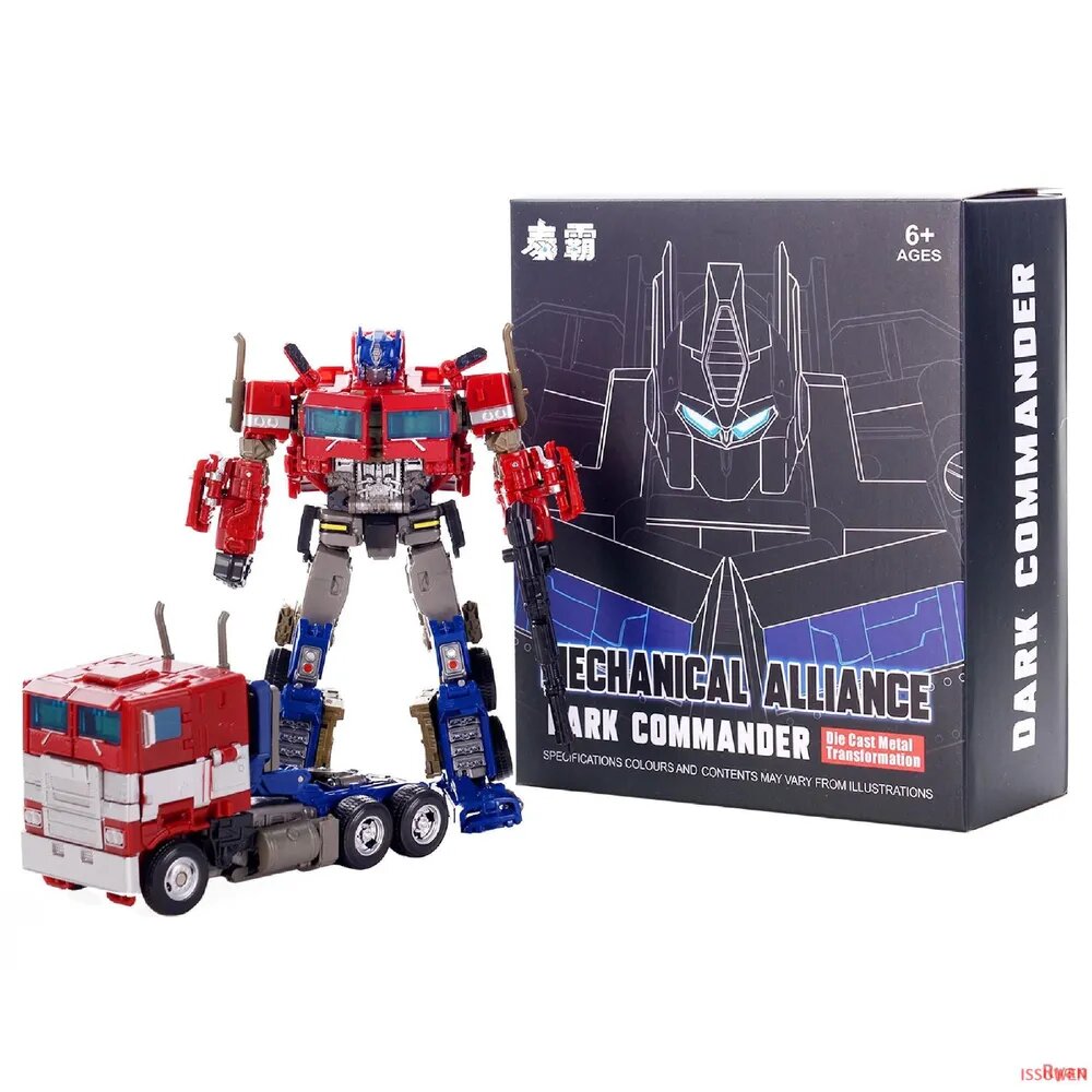 Трансформер Optimus Prime Автобот Трансформирующийся Робот Игрушка для Мальчиков Красный Пластик — фото 1