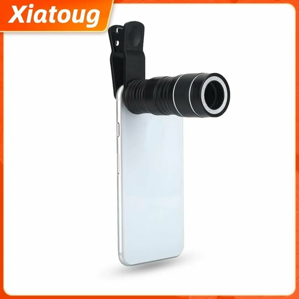 Монокуляр для телефона, 12-кратное увеличение, для смартфонов и планшетов с задней камерой