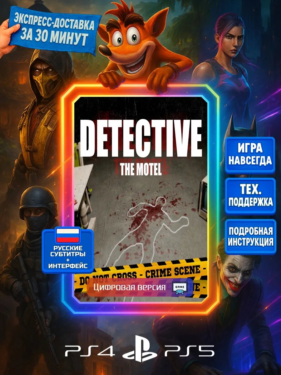 DETECTIVE - The Motel PS4/PS5 | Моментальная доставка | Головоломки