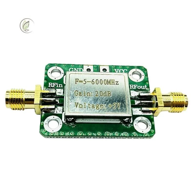 (T I N M) ВЧ-усилитель мощности с экранирующей оболочкой 5M-6GHz Усилитель широкополосного сигнала 20 дБ высоким коэффициентом усиления