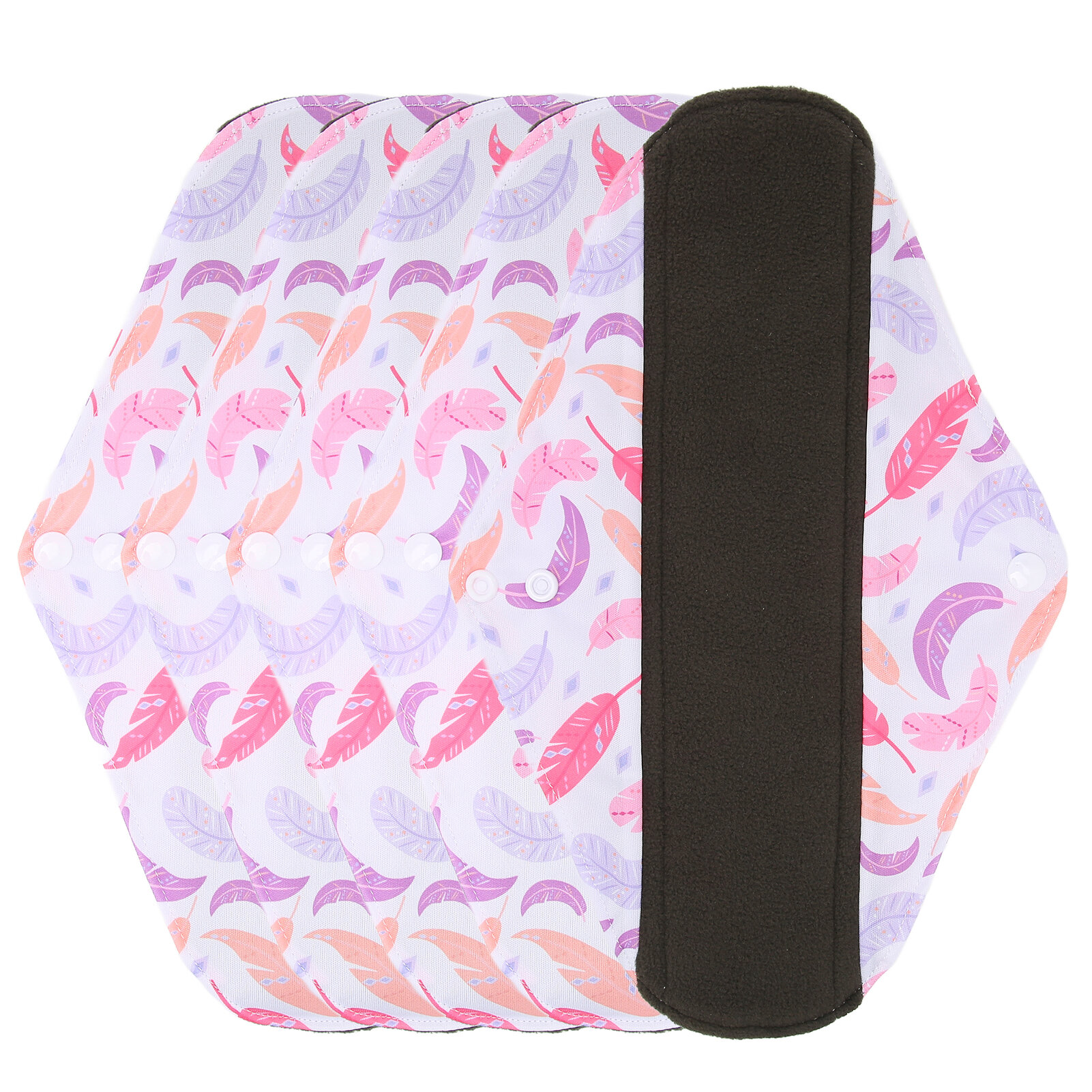 Многоразовые гигиенические прокладки, упаковка 5 шт, моющиеся тканевые прокладки, хорошо впитывают воду, экологичны, подходят для ежедневного использования женщинами, удобны для дома и путешествий