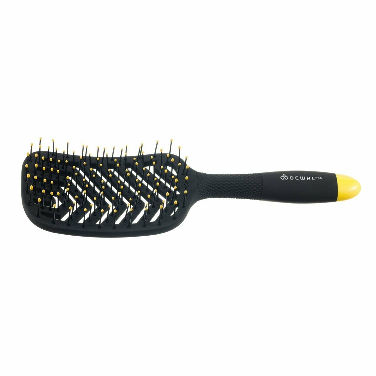 Расческа для волос массажная DEWAL PRO BANANA black BNN82 (13 рядов)