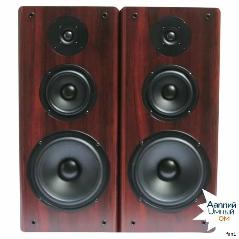 Пара 8.5" 3-полосных полочных акустических систем Hi-Fi (2 шт.)