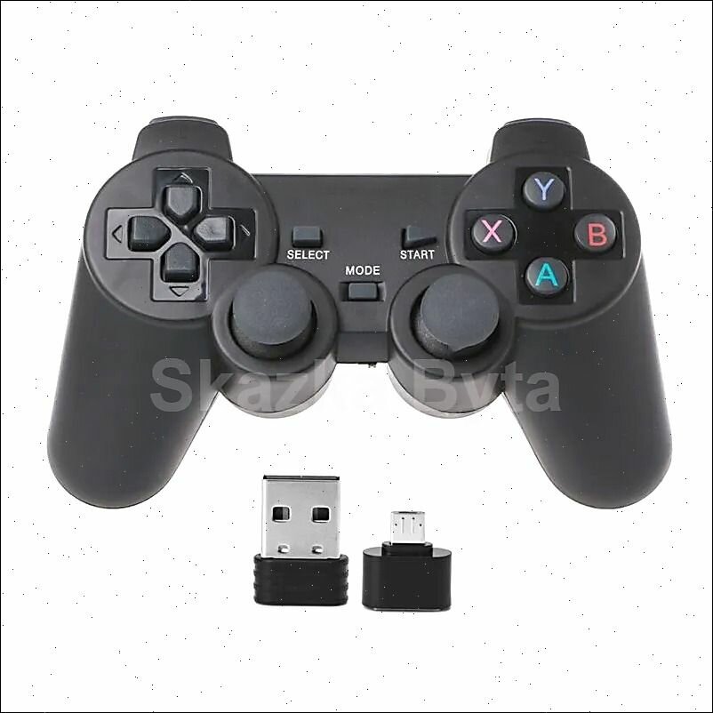 Беспроводной геймпад для TV Box, Черный