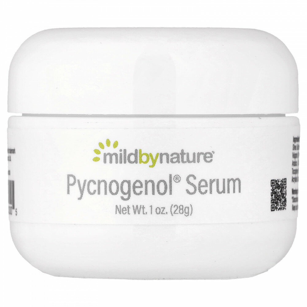 Mild By Nature, Pycnogenol®, сыворотка (крем), успокаивающая и омолаживающая сыворотка, 28 г (1 унция)