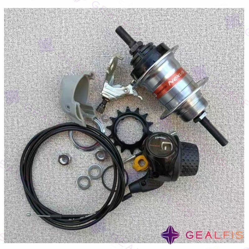 Комплект. Втулка планетарная Shimano Nexus SG-3S42 на 36 спиц, ось 182 мм. + мелкие запчасти.