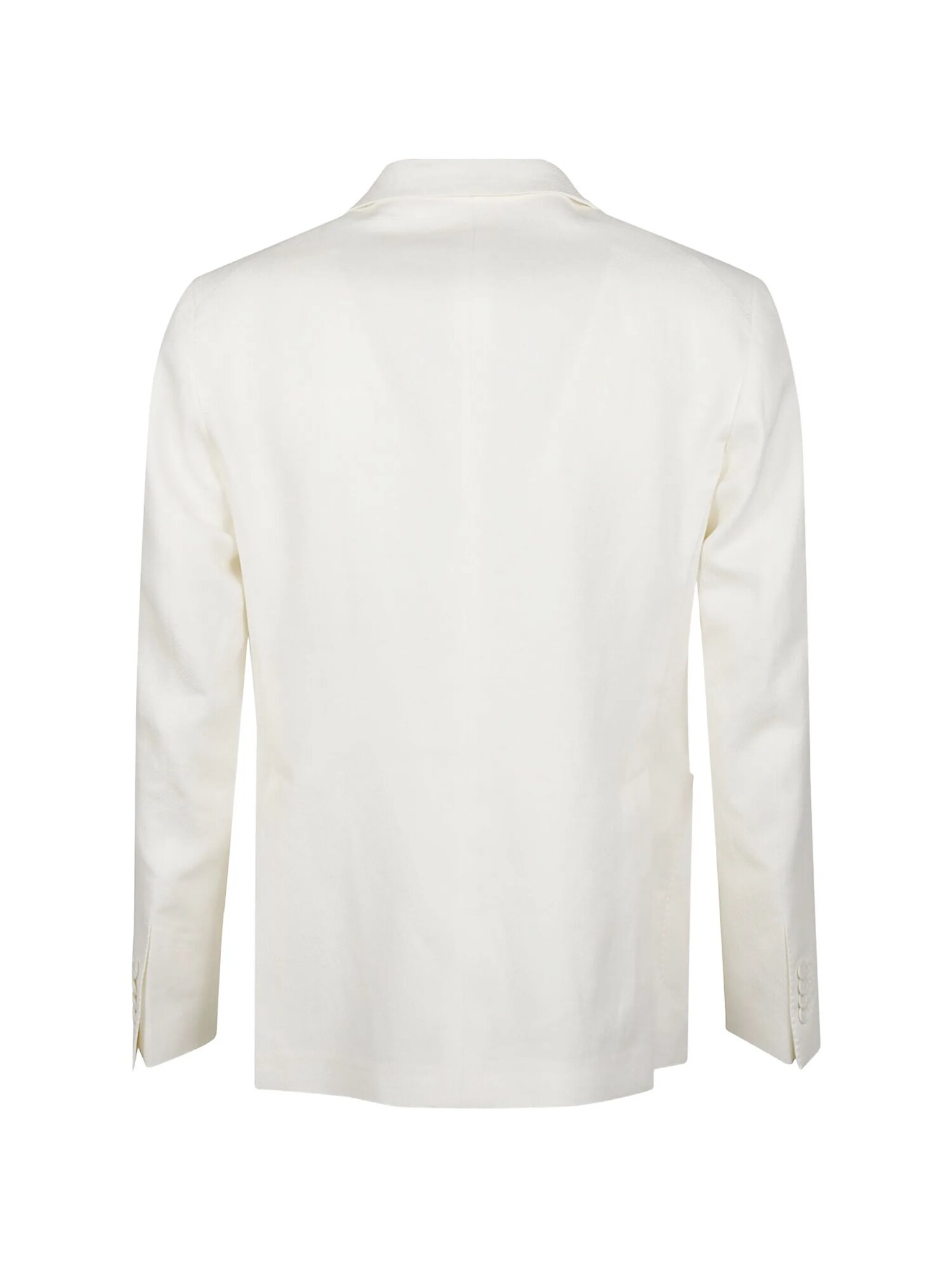 Пиджак Tagliatore Notched-lapel blazer, размер 50, бежевый/белый — фото 1