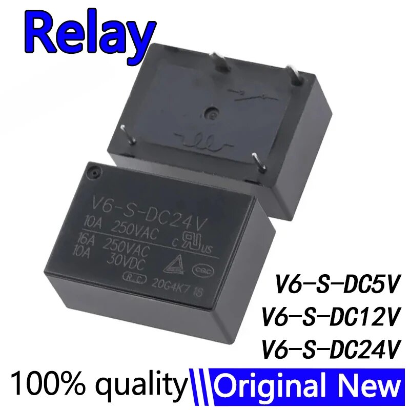Реле ICCXFDZ HF7520 V6-S-DC12V 16А 4контакта
