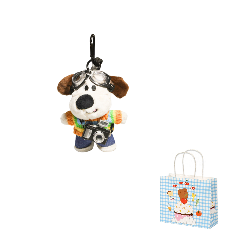 Сумка тоут  Rainbow Sweater-Camouflage Pants with Shimmery Dog (Click Clack)