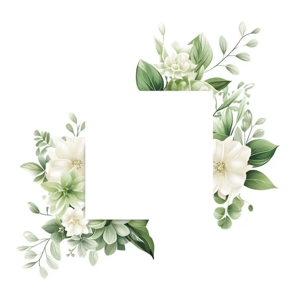 Наклейка на выключатель "Цветочный лист", style 4