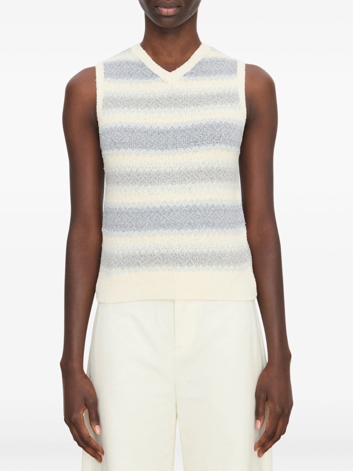 Жилет Striped V-neck vest