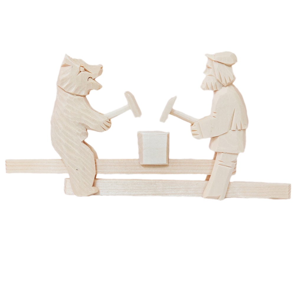 Богородская детская развивающая игрушка "Кузнецы"