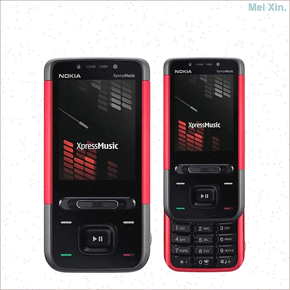 Мобильный телефон Nokia 5610 красный, классический, с кнопками, 2 SIM, 16 ГБ, 2G