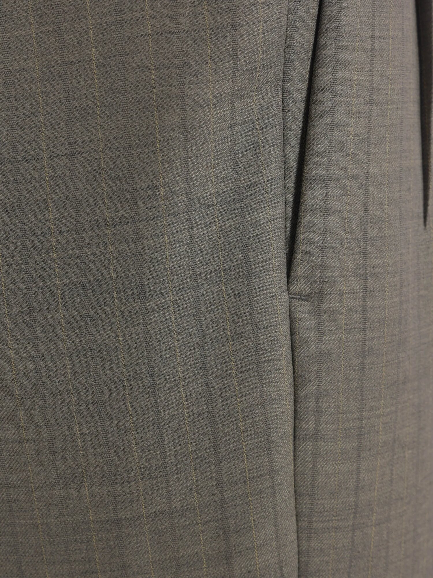 Брюки AURALEE Wool trousers, размер 52, grey — фото 1