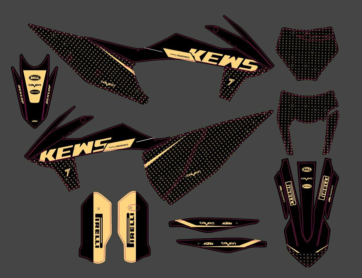 Наклейки на мотоцикл Наклейки на мотоцикл kews k20, 2020-2023 GR8, MOTOLAND X3 LUX, AVANTIS ENDURO GR8 EC250 BRZ X5M X7 X8, Ataki EF Progasi Hardcore BSE T8 ktm