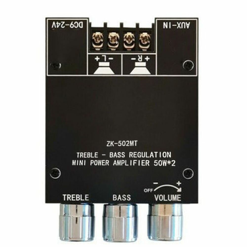 Усилитель мощности с Bluetooth ZK-502MT, 50 Вт 2, 89 мм
