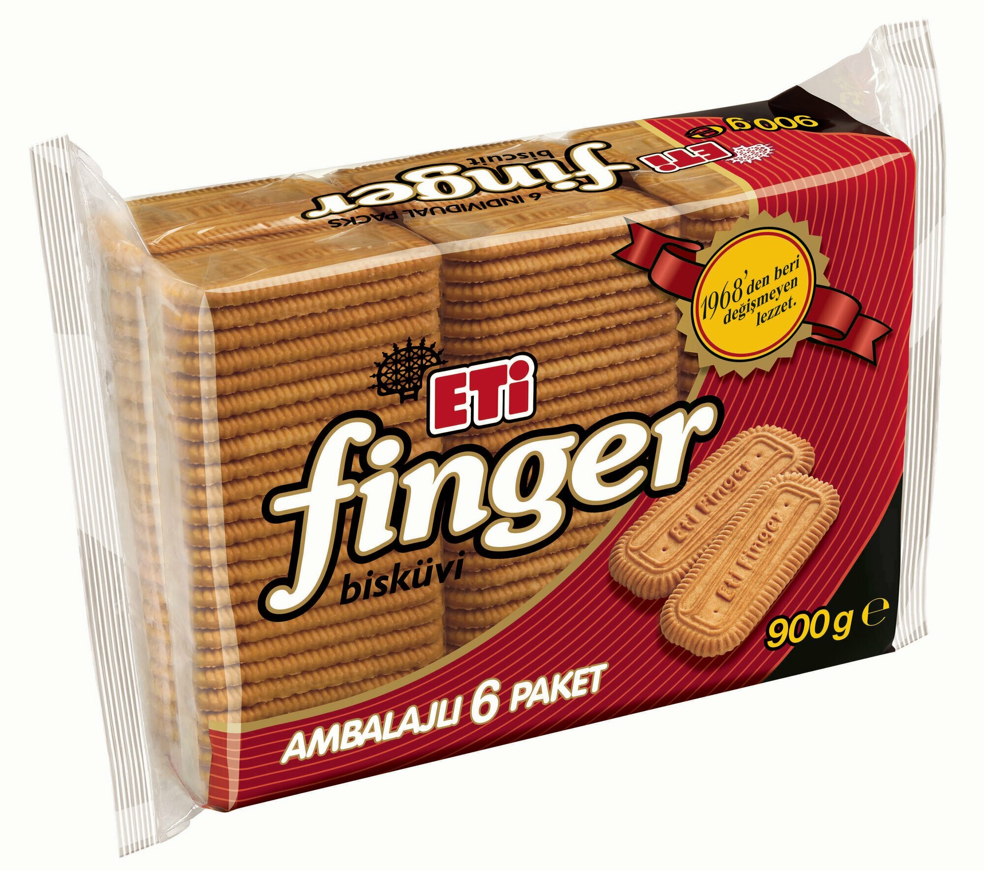 Турецкое печенье "пальчики" / печенье сахарное, "Eti", Finger, 900гр.