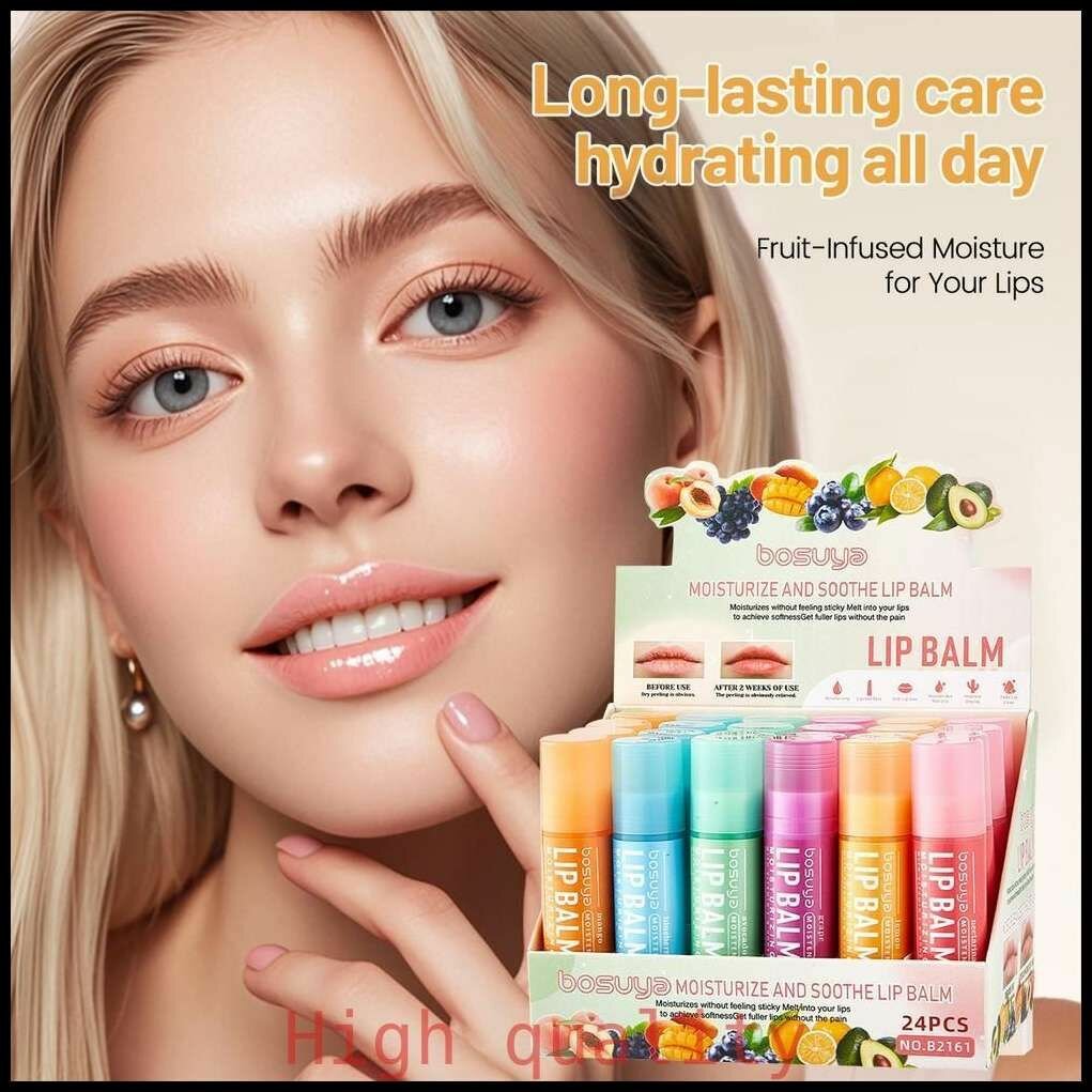 Самый популярный в 2025 годуБальзам для губ фруктовый, набор 24шт
