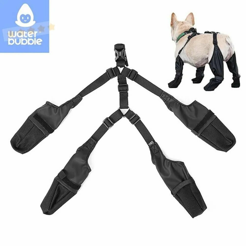 Обувь для собак Ботинки для собак на подтяжках Водонепроницаемый протектор лап домашних животных