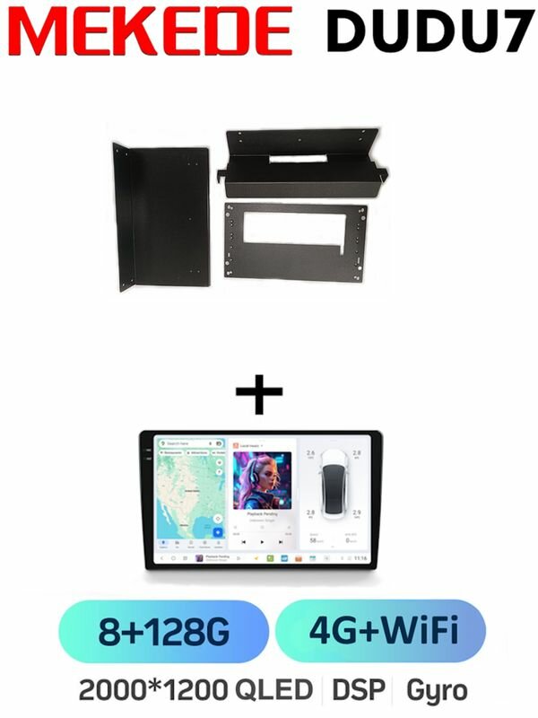 Магнитола 9" Mekede DUDU7 8/128 Gb для LADA Granta Sport 2011-2018 (A) carpay Android