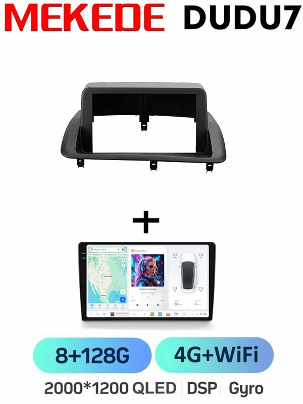 Магнитола 9" Mekede DUDU7 8/128 Gb для Lexus CT CT200 CT200h 2010-2018 carpay Android