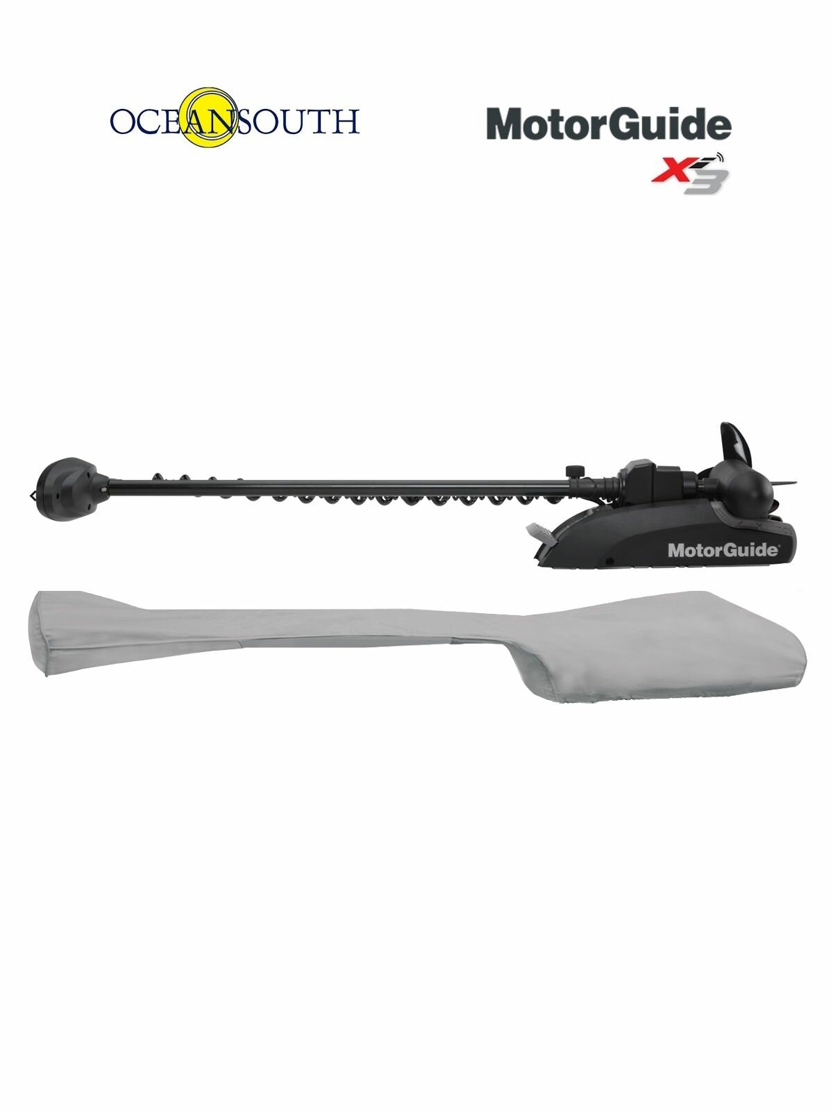 Чехол Ocean South для электромотора MotorGuide Xi3 60", цвет серый