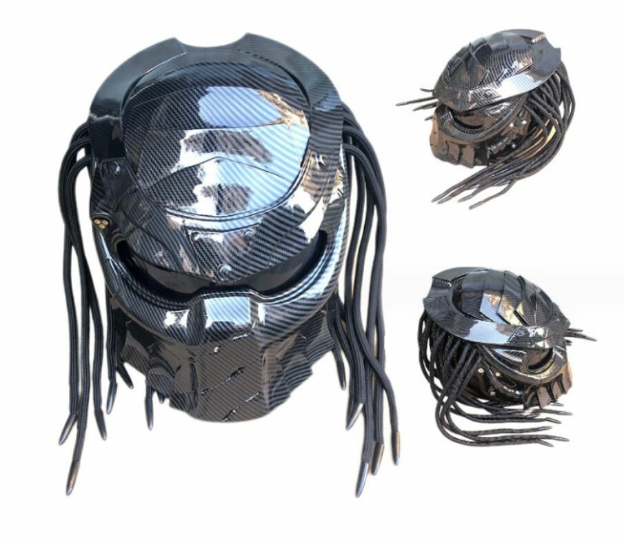 Украшение для мотоциклетных, горнолыжных шлемов косички Predator